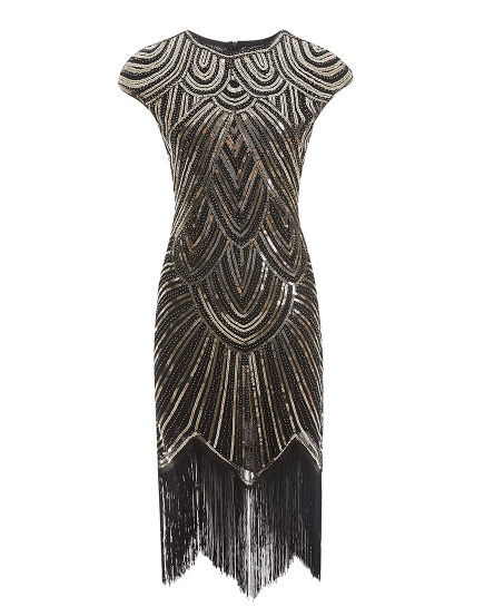 Années 20 Gatsby Robe Fourreau Paillette – Ma Penderie Vintage