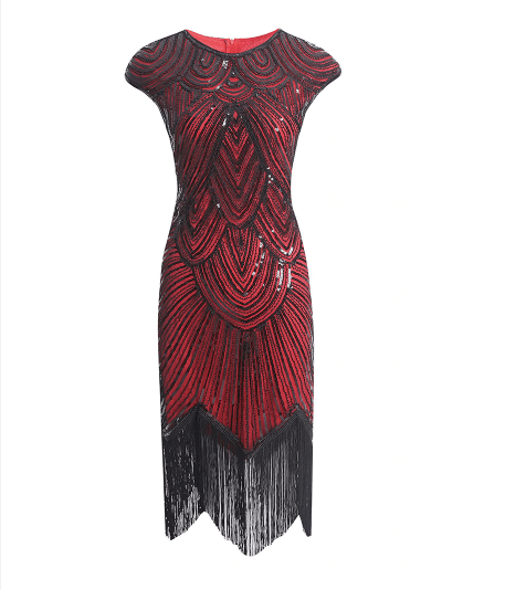 Années 20 Gatsby Robe Fourreau Paillette – Ma Penderie Vintage