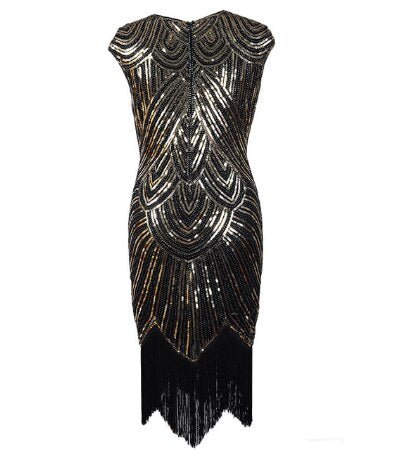 Années 20 Gatsby Robe Fourreau Paillette – Ma Penderie Vintage